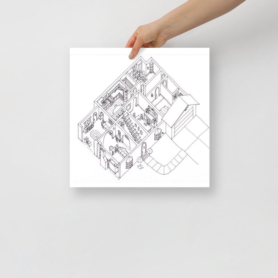 Poster Simpsons House - Etsy