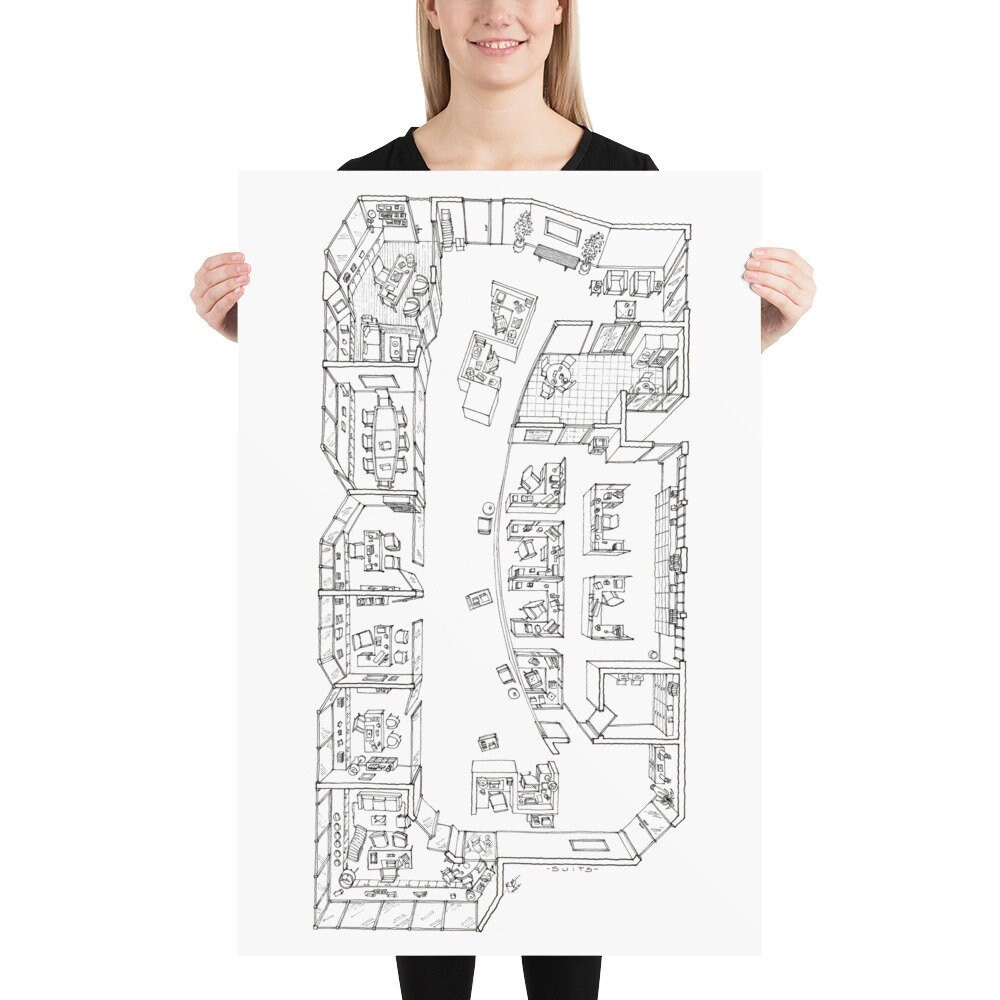Poster Suits TV Show - Etsy