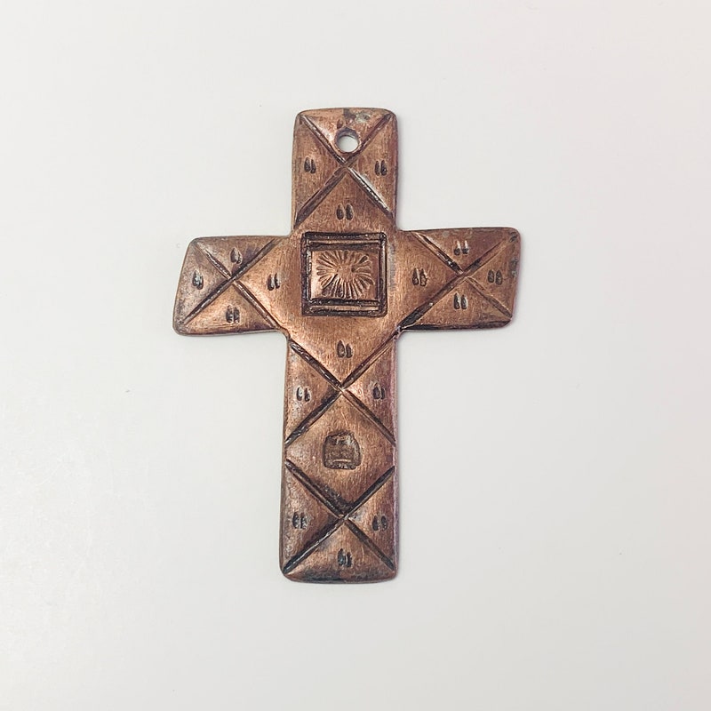 Copper Cross - Etsy
