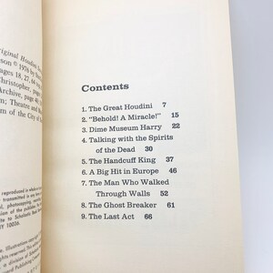 1978 Harry Houdini Masters of Magic Scholastic Book - Etsy