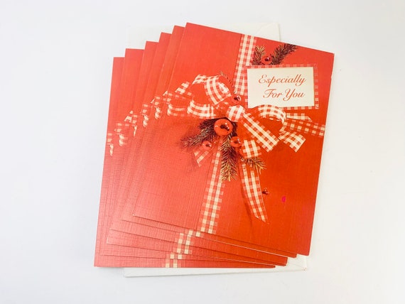 6 Vintage Carlton Christmas Cards With Envelopes - Etsy