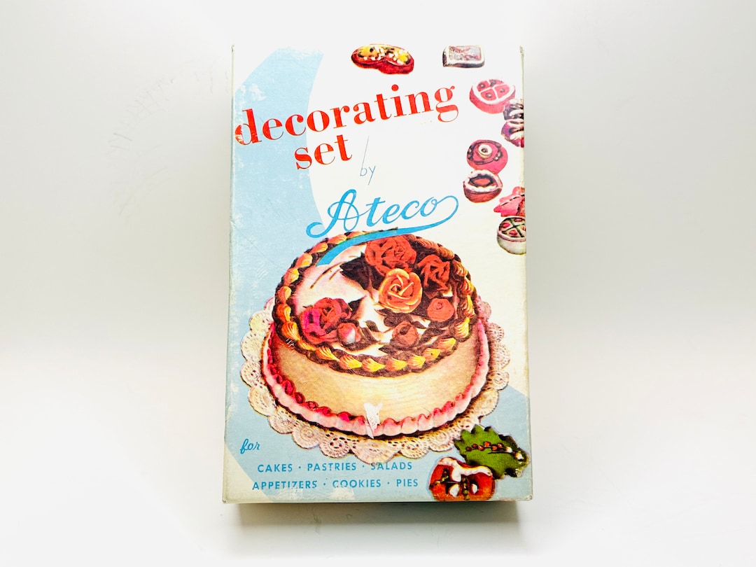 Vintage 1950’s Ateco Icing Cake Decorating Set - Etsy