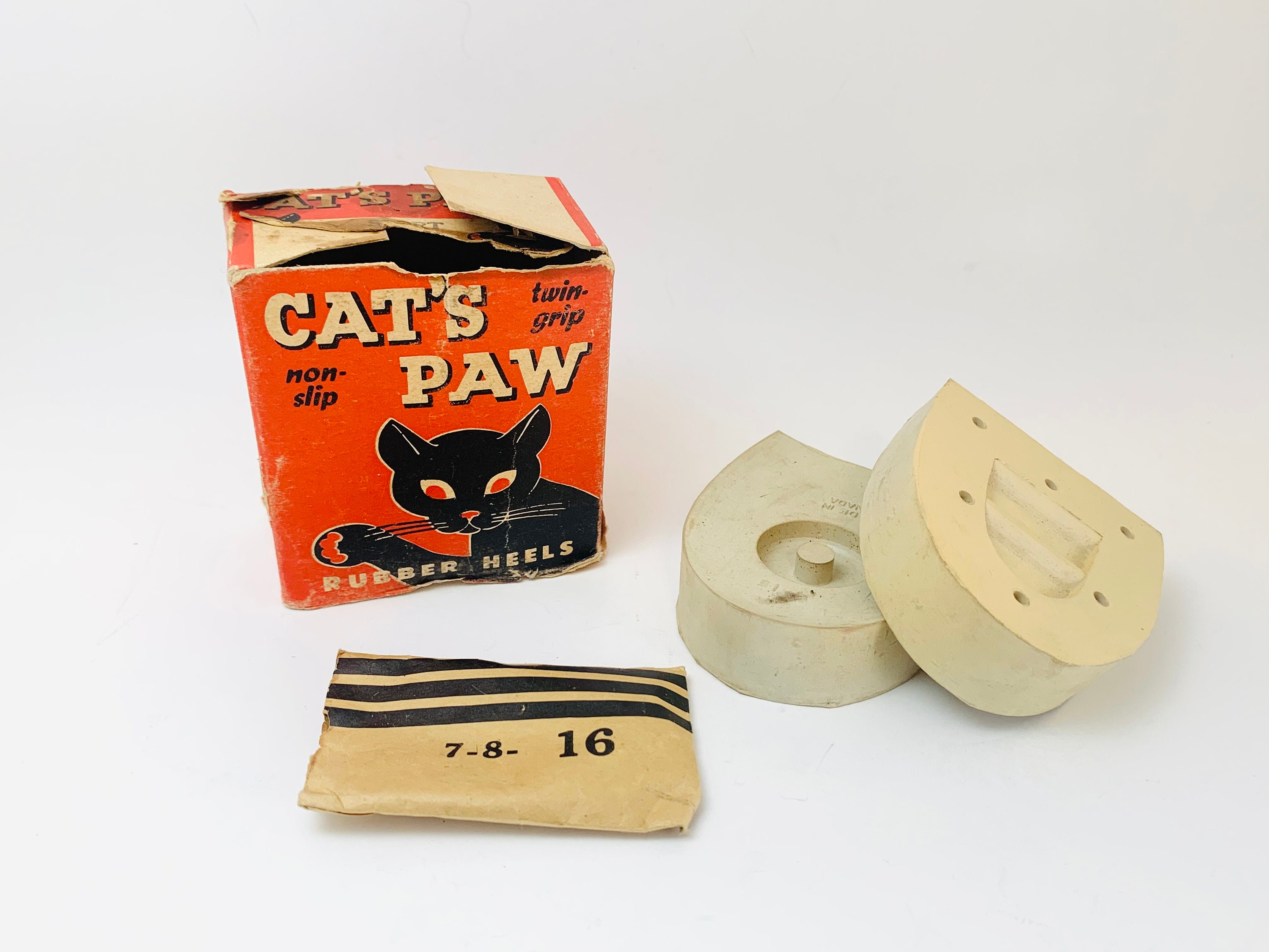 1940s Cats Paw Rubber Heels With Original Box - Etsy