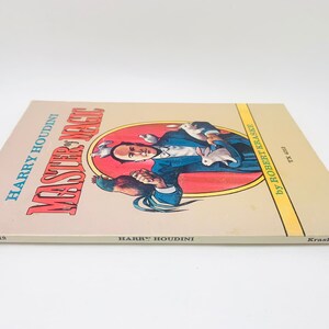 1978 Harry Houdini Masters of Magic Scholastic Book - Etsy
