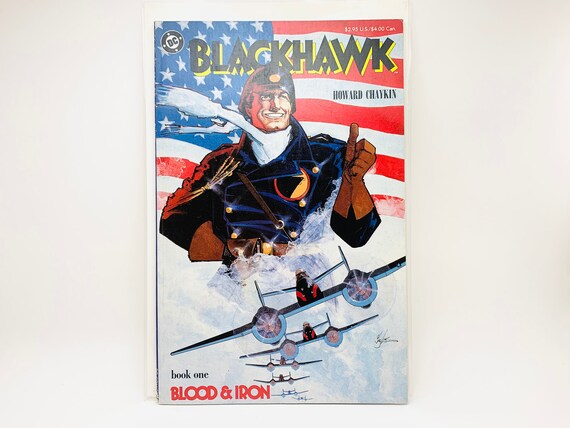 1987 DC Comics Blackhawk Book One Blood & Iron | Etsy