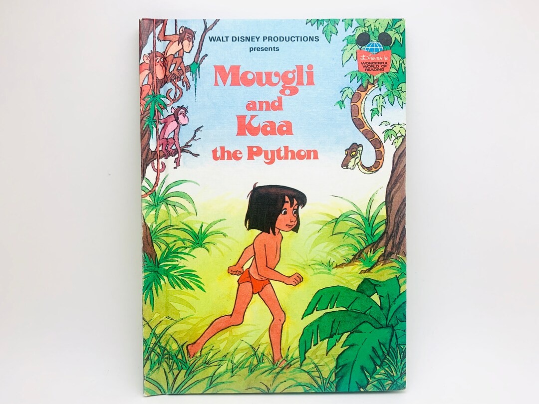 1981 Walt Disney Presents “ Mowgli and Kaa the Python” 1st American ...