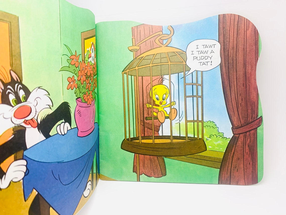 1980 the Tweety and Sylvester Book A Golden Shape Book | Etsy