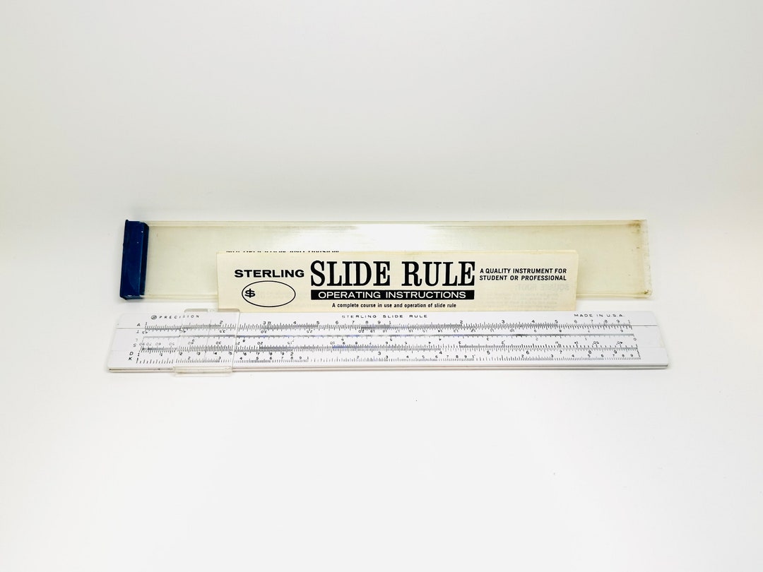 Vintage Precision Sterling Slide Rule - Etsy UK
