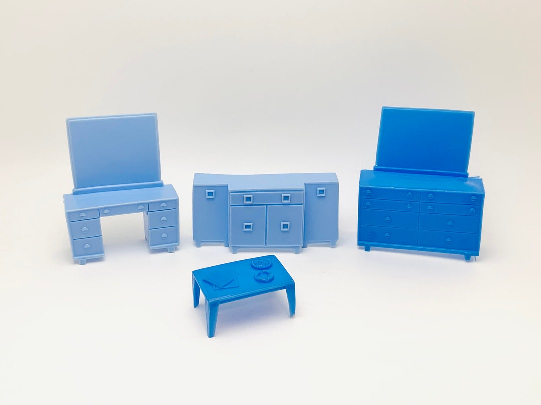 1950s Superior Plastic Dollhouse Furniture Etsy UK