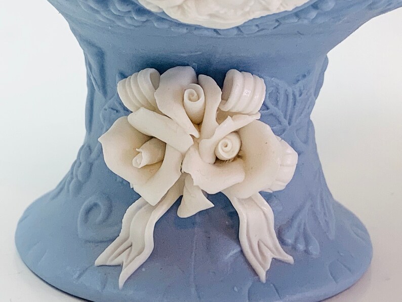 Vintage Ceramic Cameo Pedestal Dish - Etsy