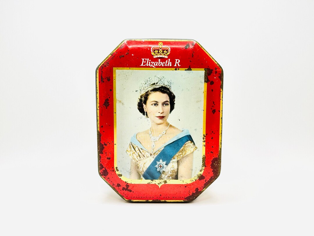 1953 Queen Elizabeth II Coronation Tin - Etsy