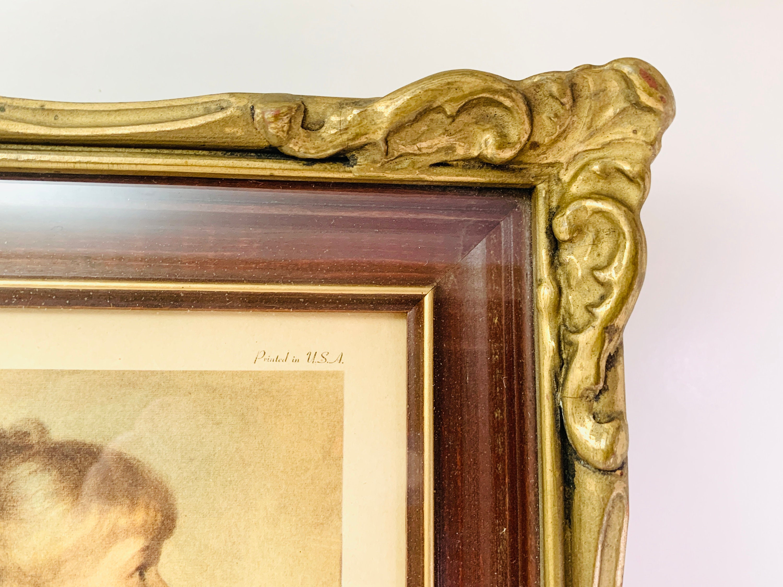 Vintage Charlotte, Sidney Bell, Wood and Plaster Framed Print - Etsy UK