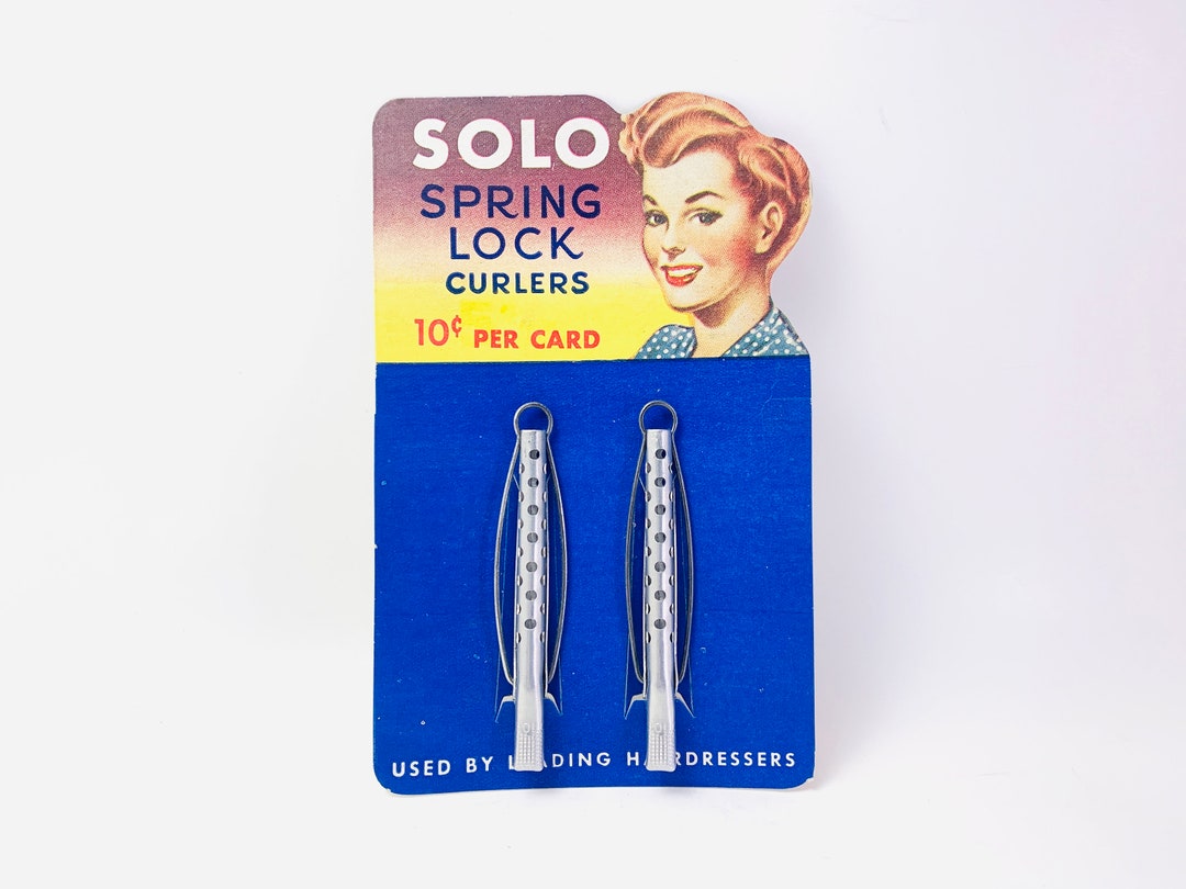 1950’s Solo Spring Lock Curlers - Etsy