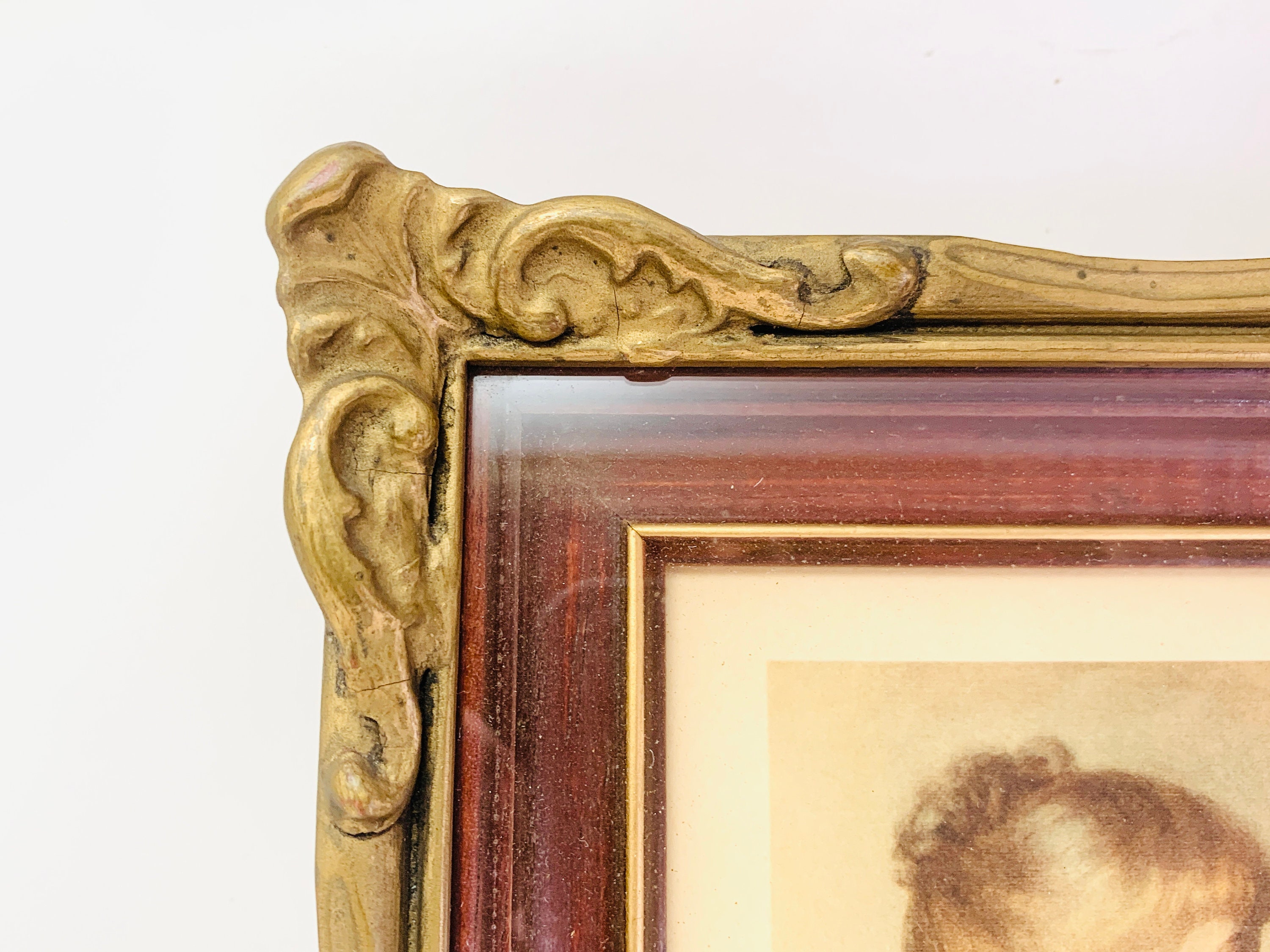 Vintage Charlotte, Sidney Bell, Wood and Plaster Framed Print - Etsy UK