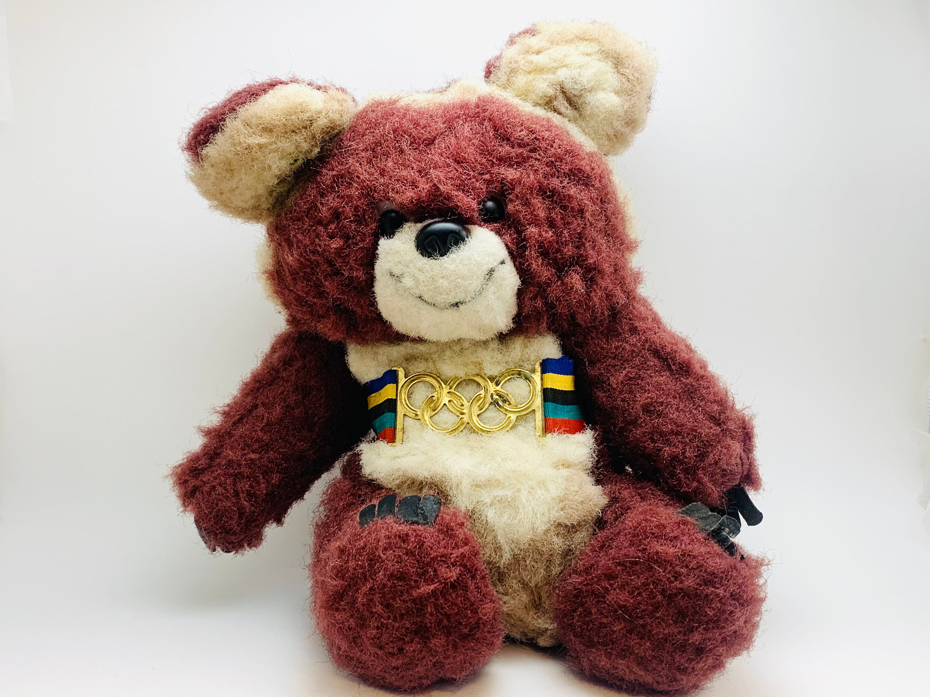 Vintage Misha the Olympic Bear Moscow - Etsy