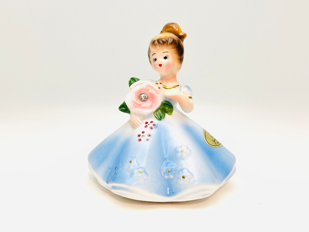 1960’s April Josef Original Diamond Birthstone Figurine - Etsy
