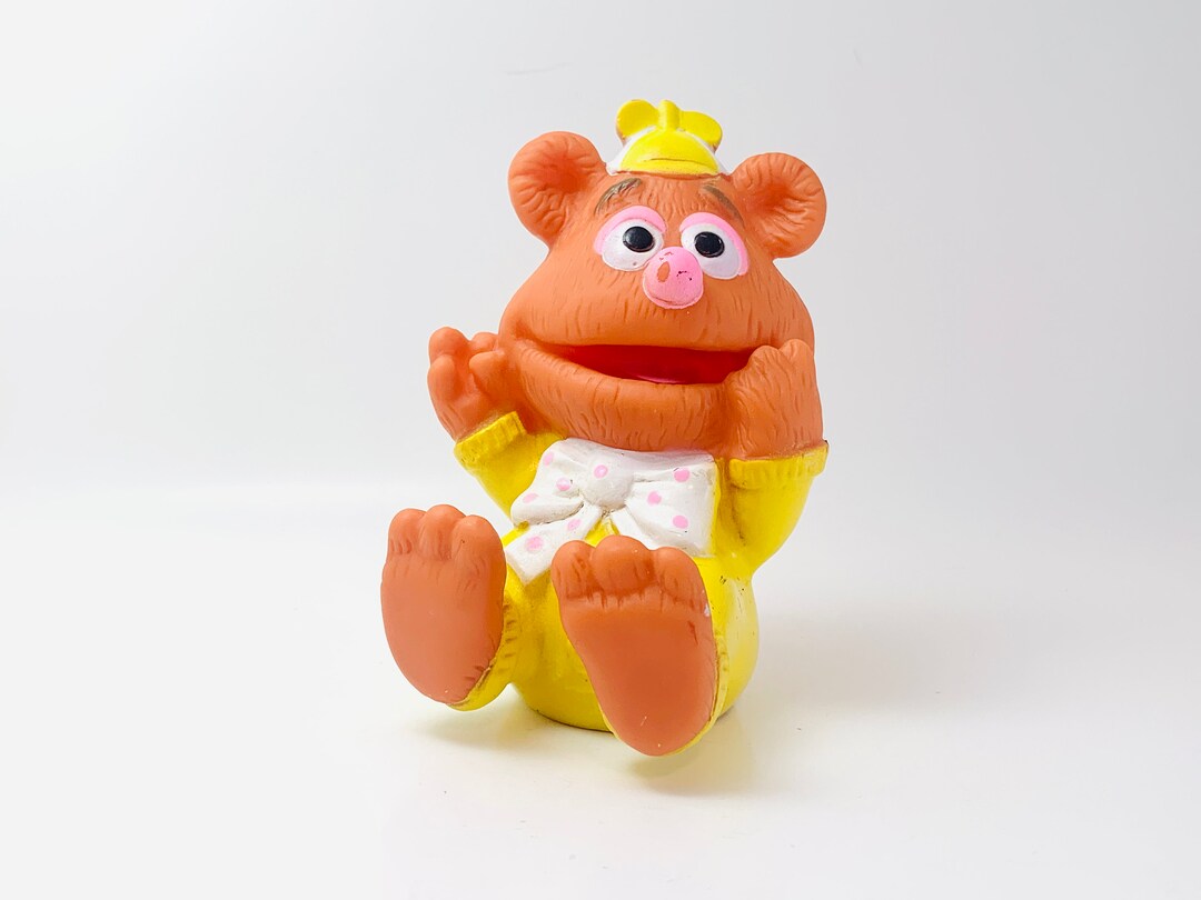 1984 Muppet Babies Squeak Toys, Baby Fozzie Bear - Etsy