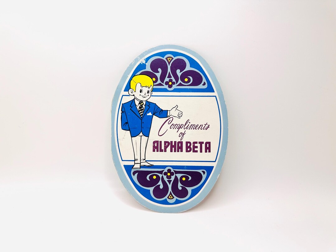 1960’s Alpha Beta Market Advertisement, Sewing Needle Packet - Etsy