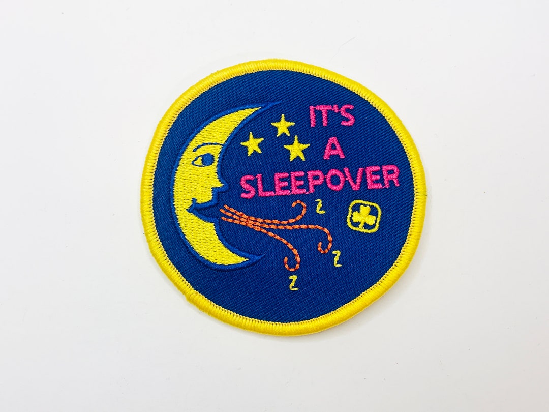 BC Girl Guides its A Sleepover Embroidered Patch - Etsy