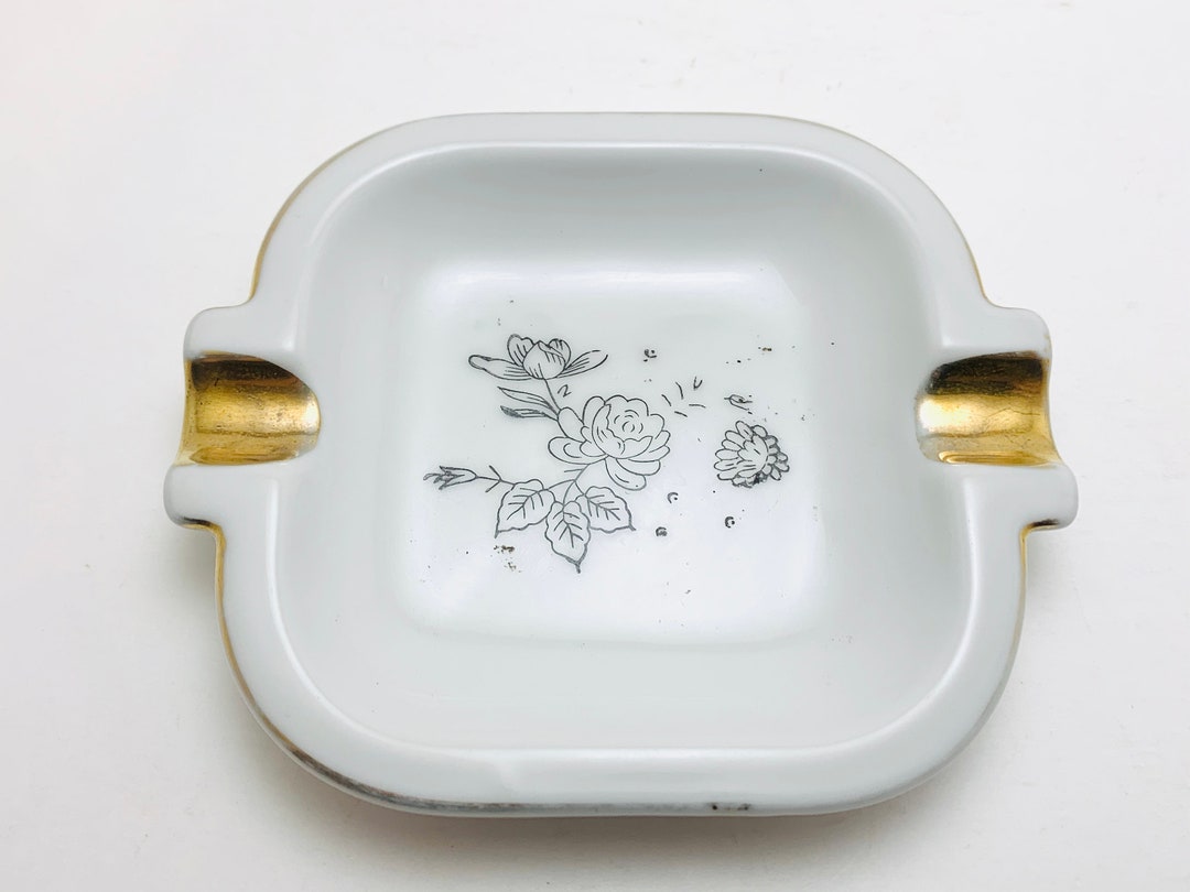 Vintage Lefton ESD Japan Floral Ashtray 22881 - Etsy