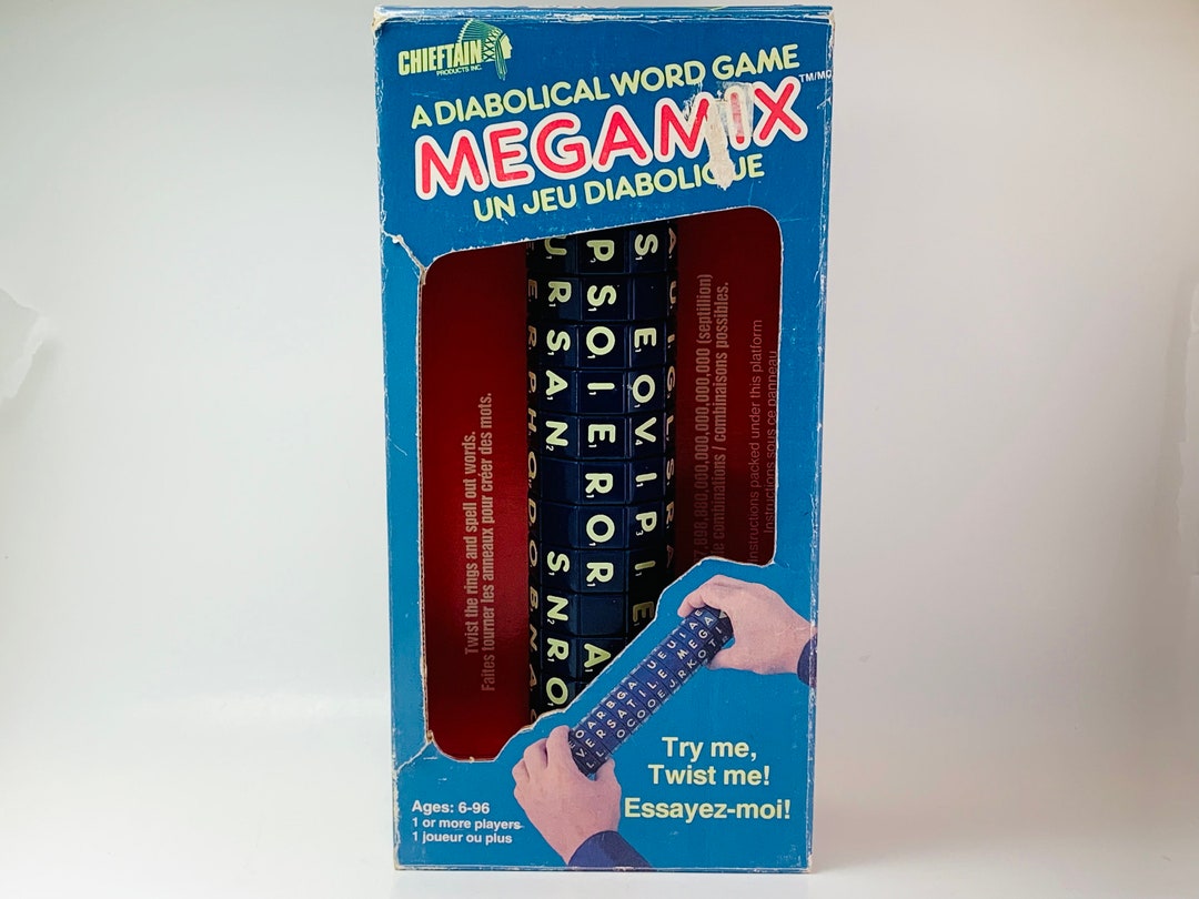 Vintage Megamix Word Game - Etsy