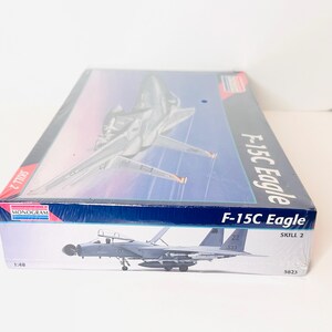 1995 F-15C Eagle Jet Fighter Kit MONOGRAM 5823 1/48 New Sealed Box ...
