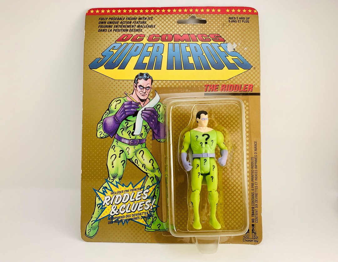 1989 the Riddler DC Comics Action Figure - Etsy
