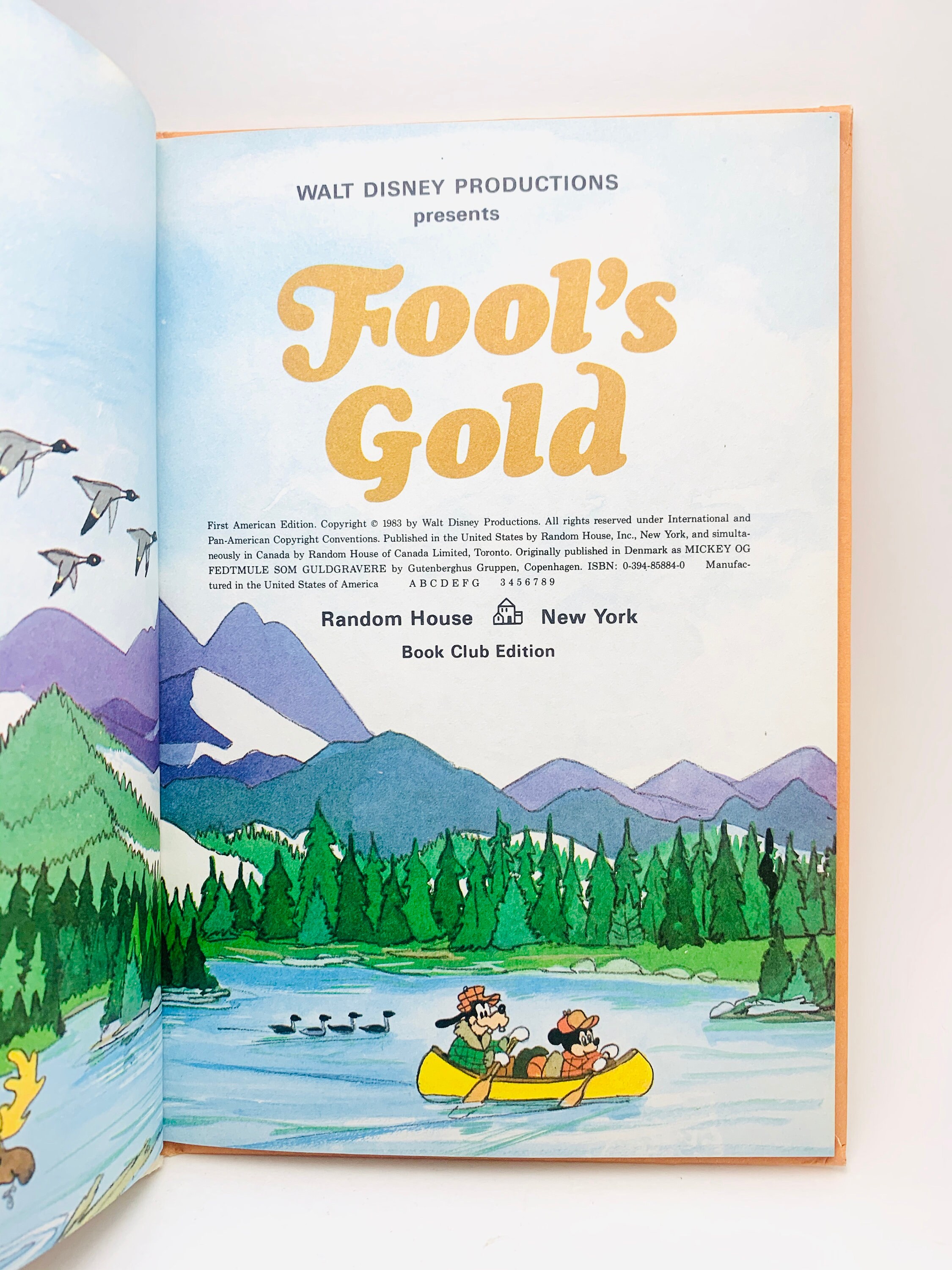 1983 Walt Disney Presents fools Gold 1st American Edition | Etsy