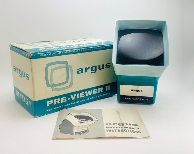1960’s Argus Pre-viewer II for 35mm Slides in Original Box - Etsy
