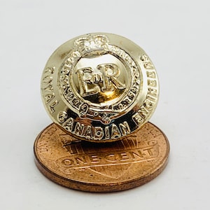 Vintage Royal Canadian Engineers Silver Button - Etsy Canada
