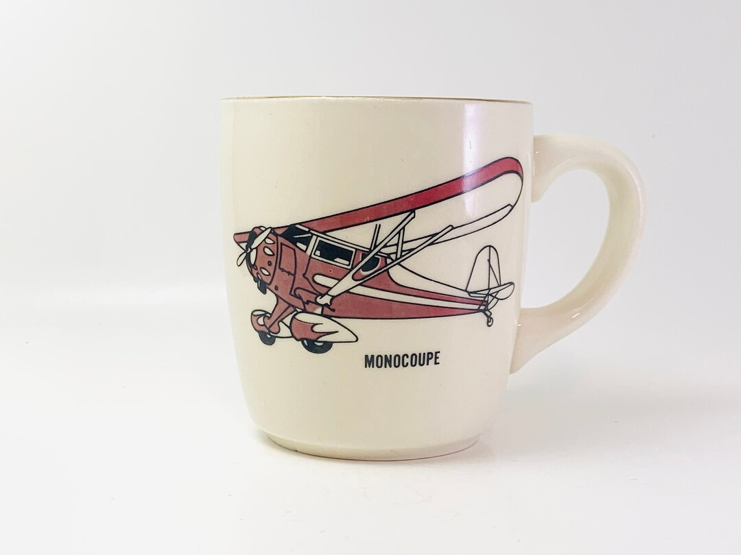 Vintage Monocoupe Airplane Mug - Etsy