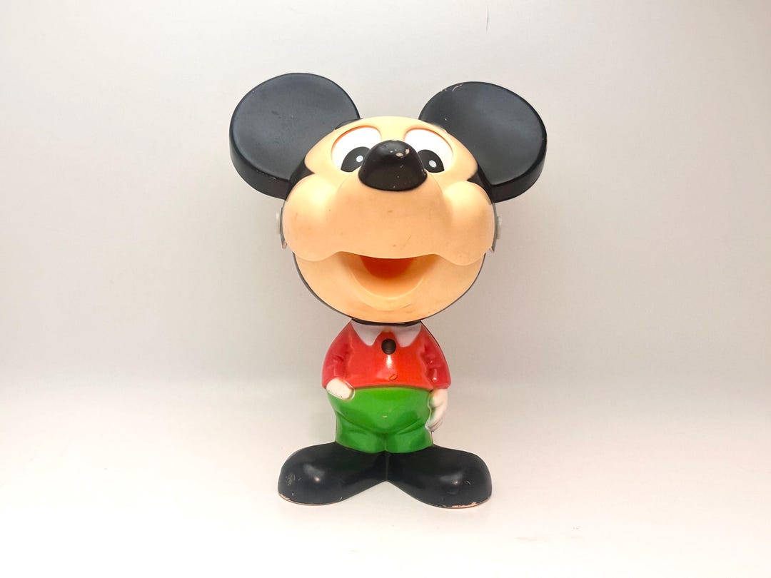1976 Mickey Mouse Talking Pull String Toy - Etsy