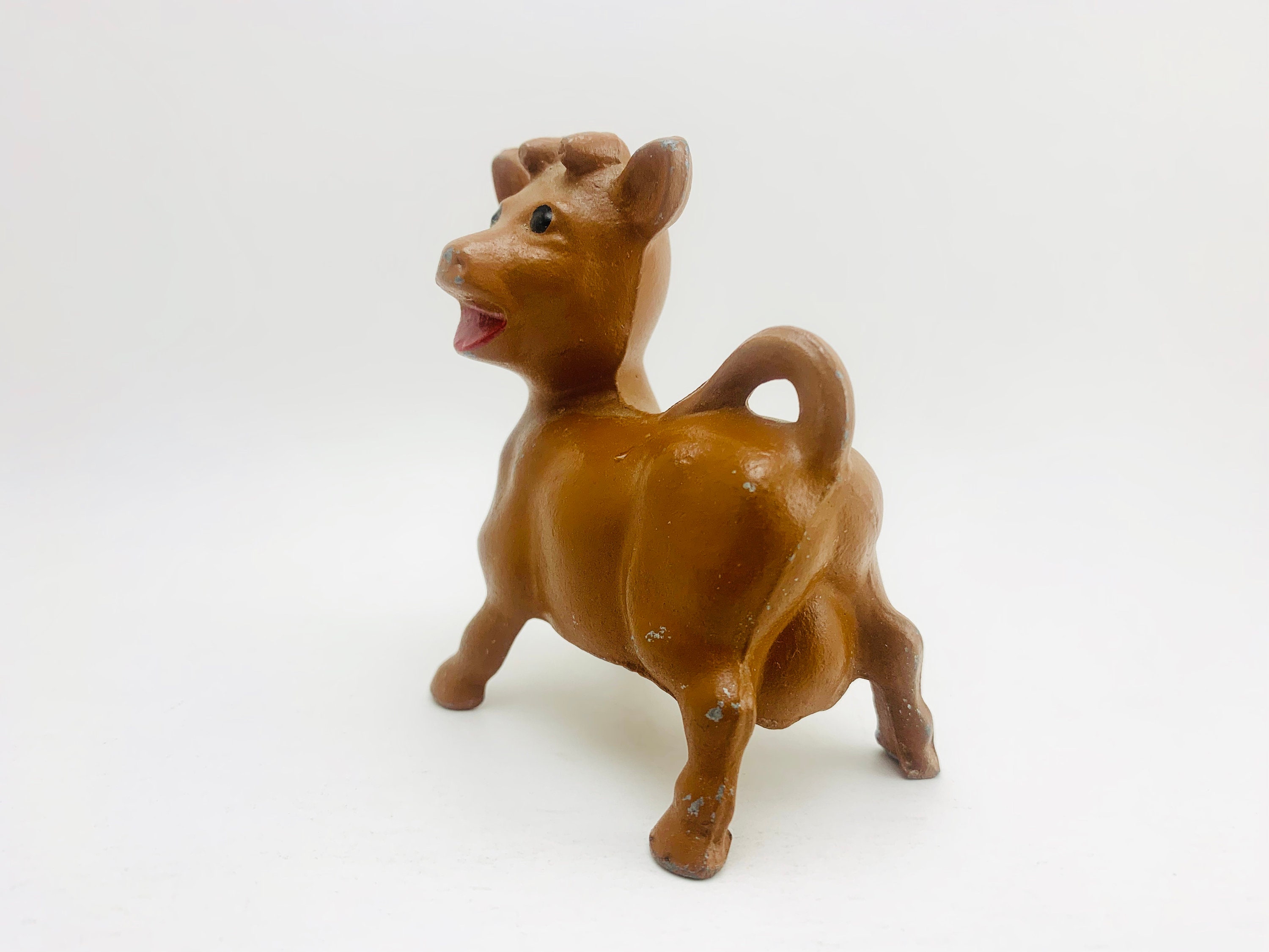 1950s Cast Iron Milking Cow Salt Shaker - Etsy