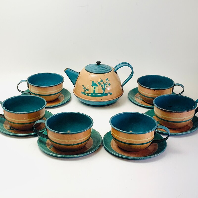 Ohio Art Tea Set - Etsy