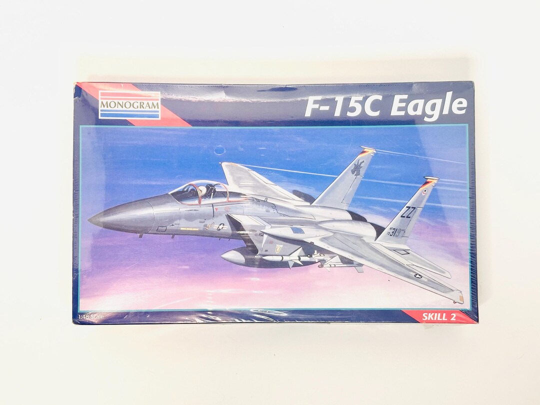 1995 F-15C Eagle Jet Fighter Kit MONOGRAM 5823 1/48 New Sealed Box - Etsy