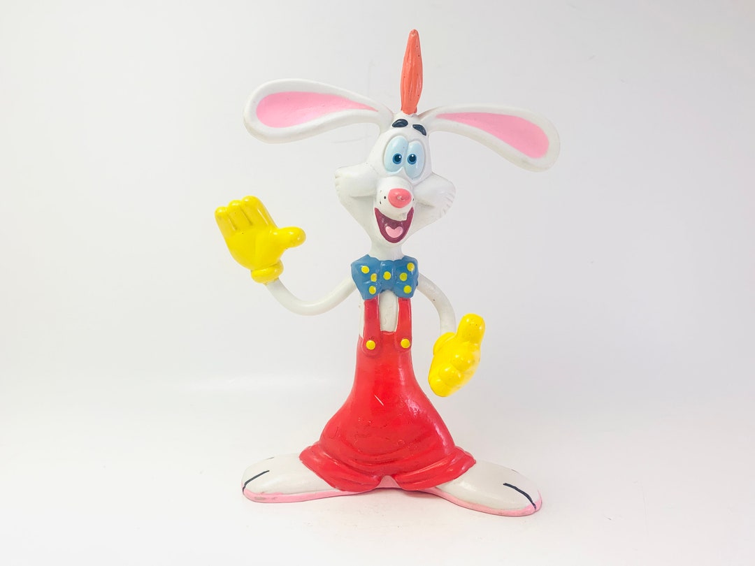 1987 Roger Rabbit, Disney / Amblin Rubber Figure - Etsy
