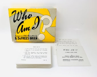 Bible Characters Who Am I - Etsy