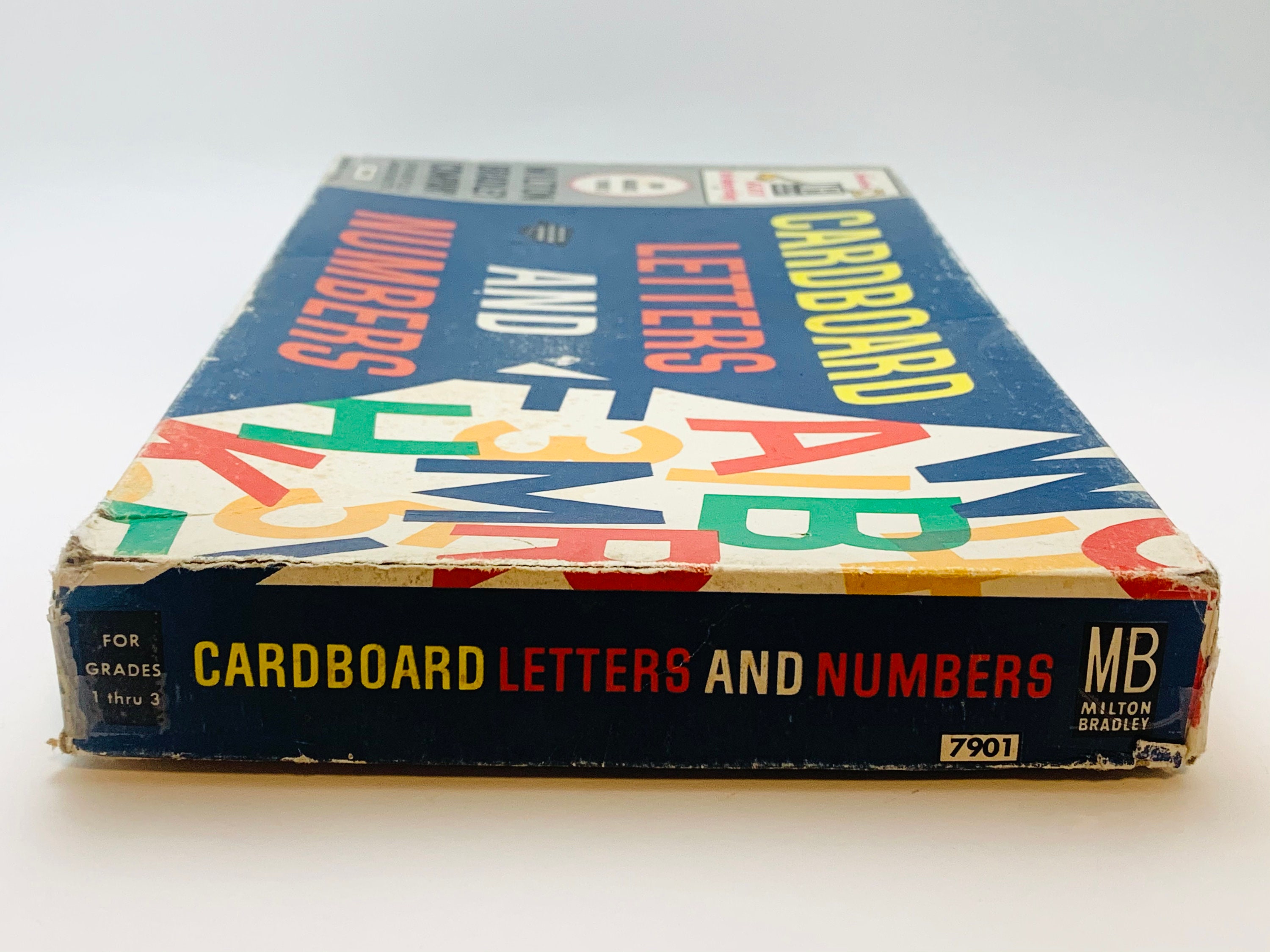1962 Milton Bradley Cardboard Letters and Numbers | Etsy