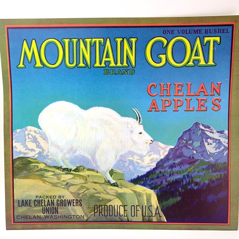 Apple Crate Label - Etsy