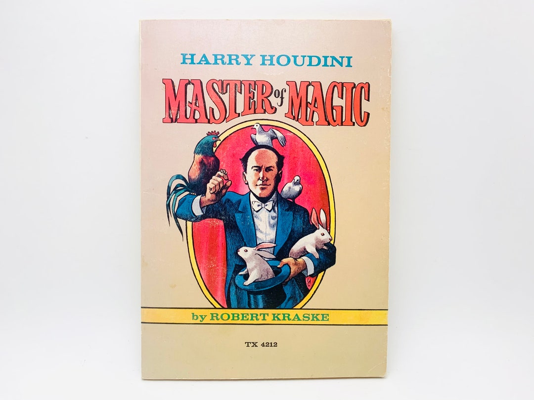 1978 Harry Houdini Masters of Magic Scholastic Book - Etsy