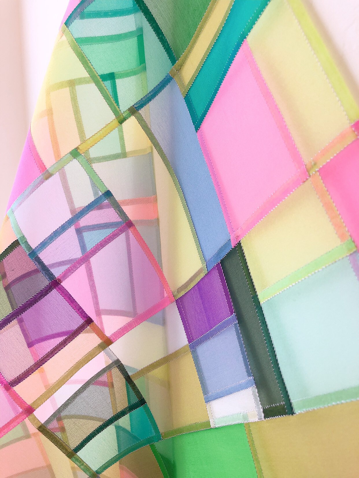 Jogakbo Fabric Art. Window Decoration. Bojagi Art. - Etsy