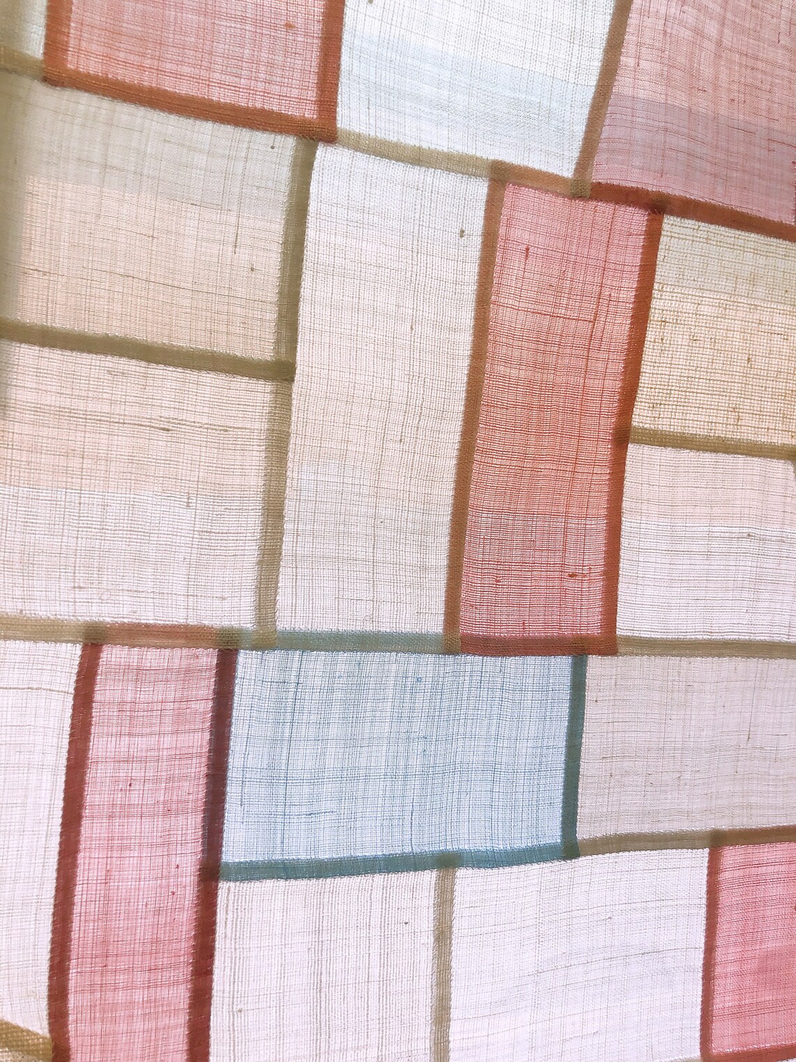 Jogakbo Curtain. Korean. Bojagi. Pojagi. Window Treatment. Sun Shade ...