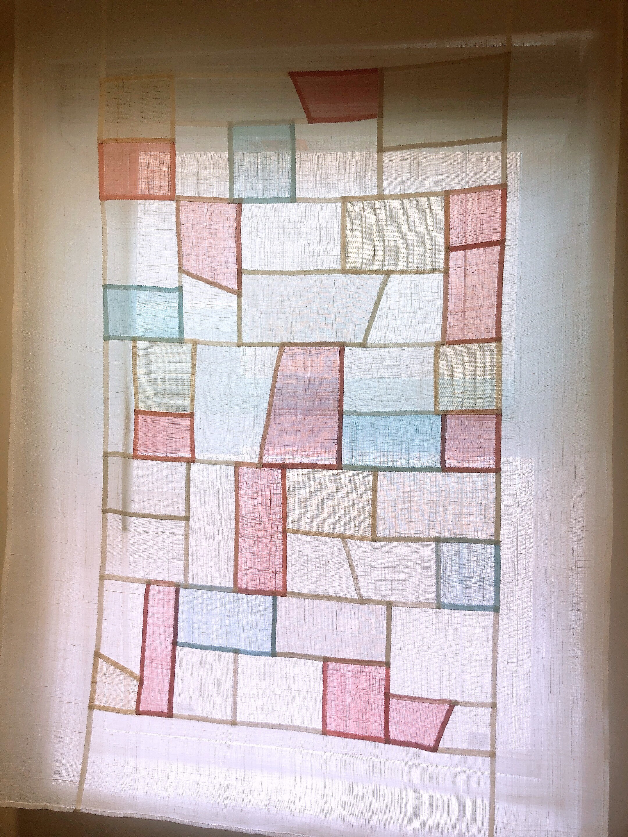 Jogakbo Curtain. Korean. Bojagi. Pojagi. Window Treatment. Sun Shade ...