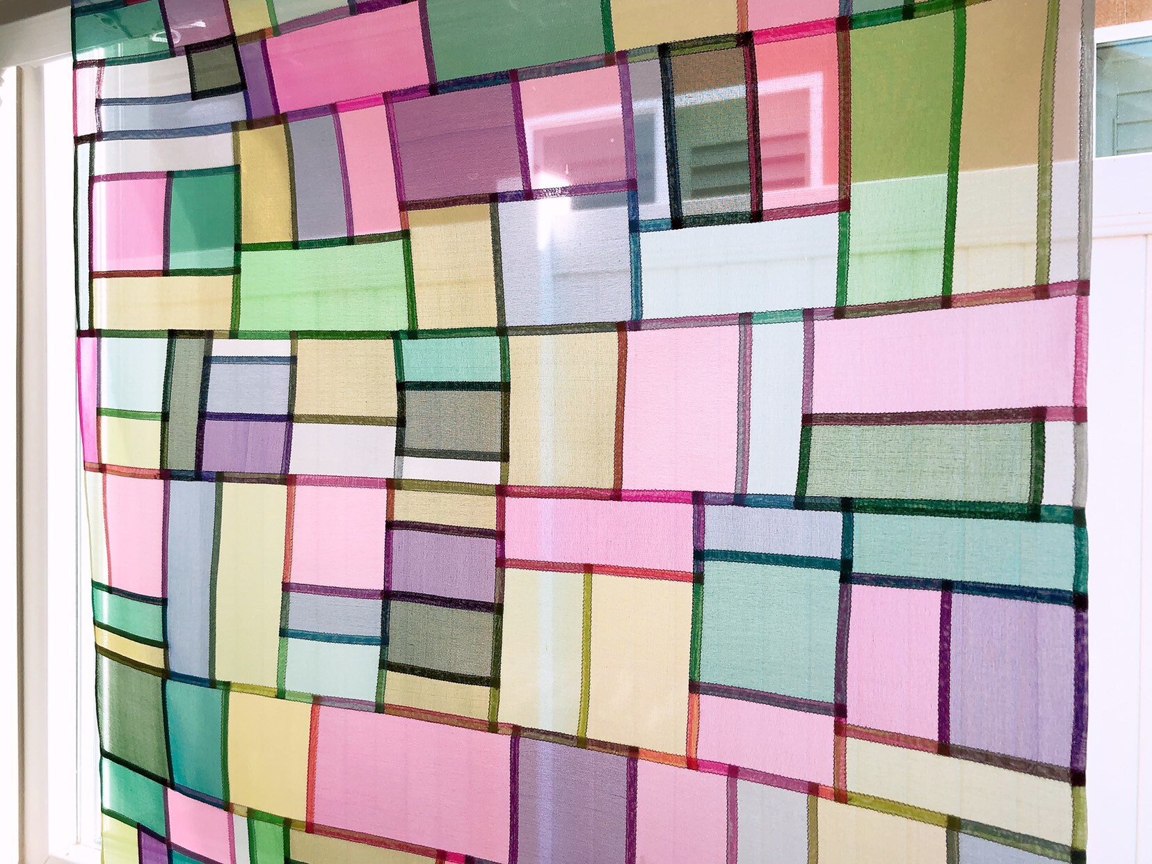 Jogakbo Fabric Art. Window Decoration. Bojagi Art. - Etsy