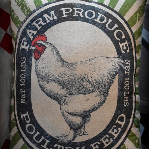 Vintage Chicken Feed Signs - Etsy