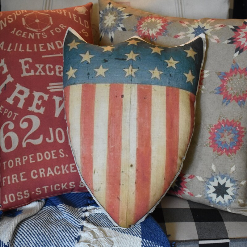 Primitive American Flag - Etsy