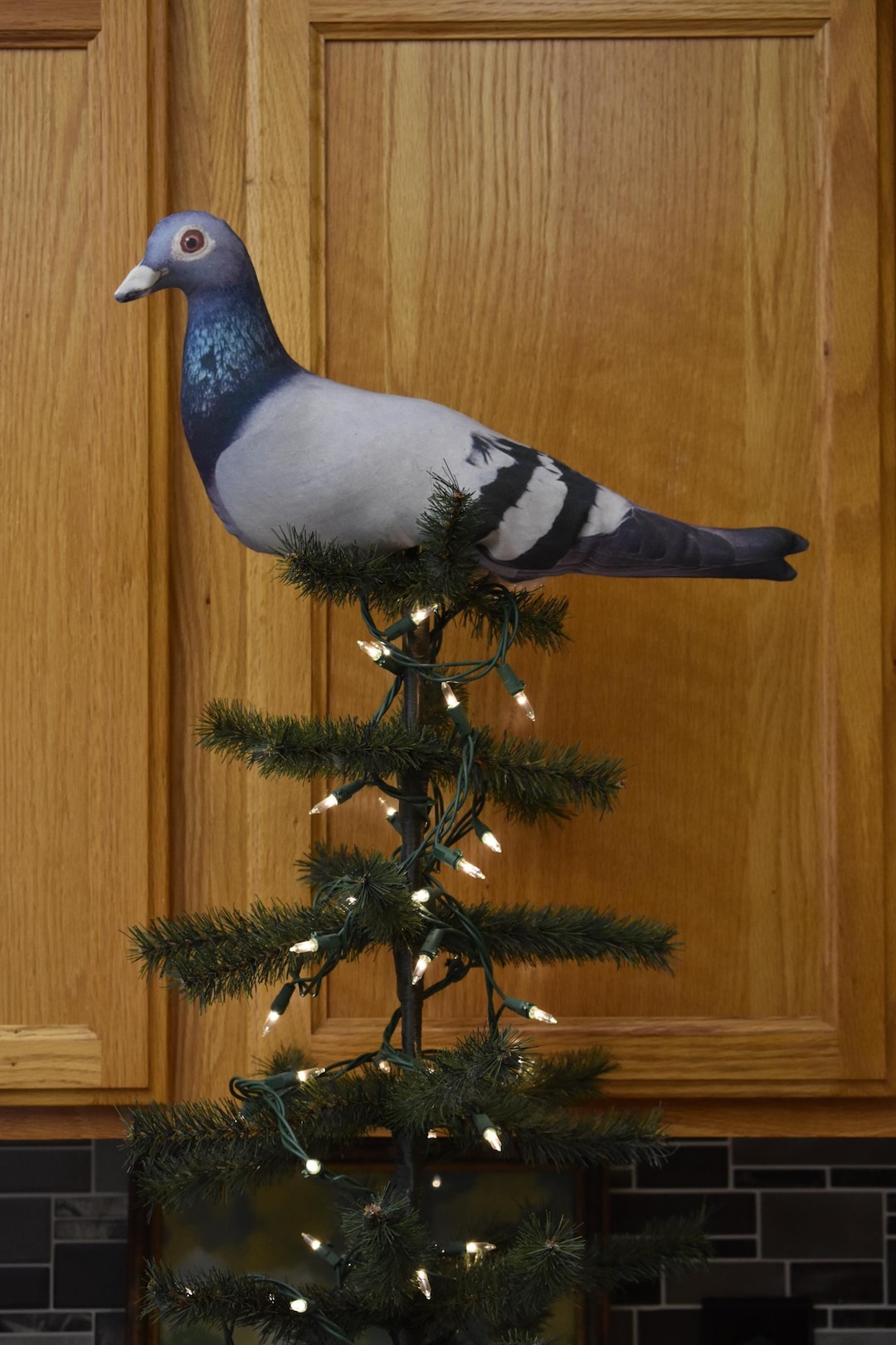 TREE TOPPER Stuffed Fake Pigeon City Chicken Tuck - Etsy