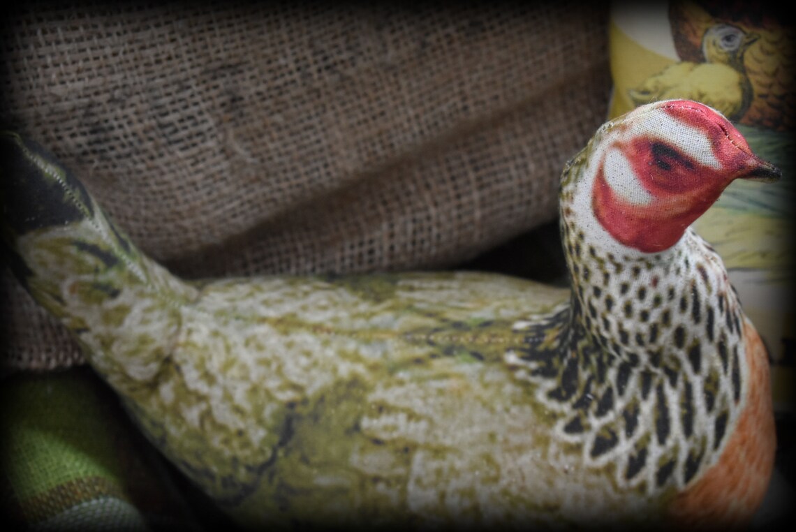 Rustic Primitive Farm Farmhouse Green Rooster Hen Chicken Fake - Etsy