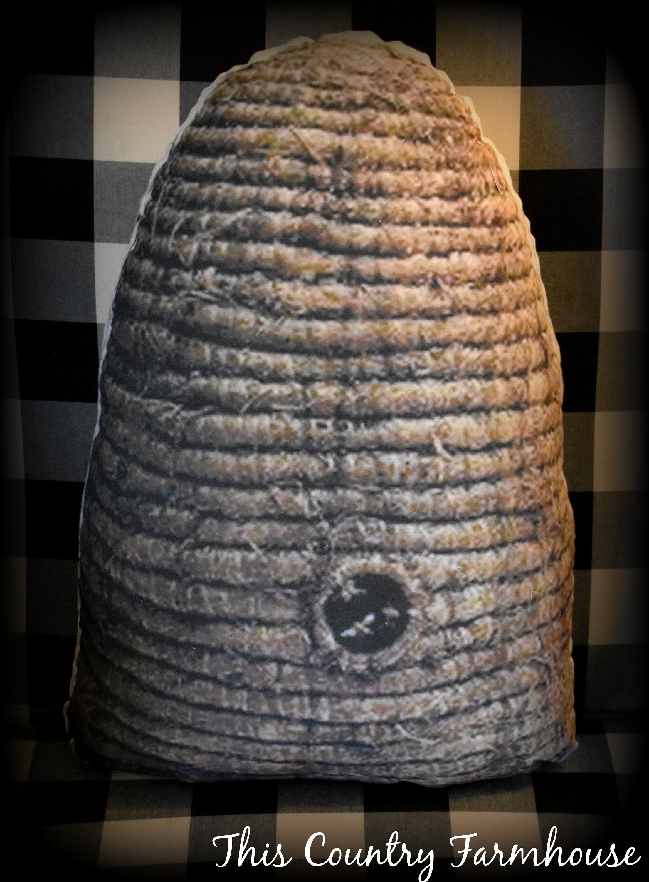 Large Bee Skep Basket Hive Porch Garden Throw Decorative - Etsy