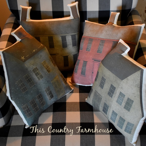 Primitive Pillow - Etsy